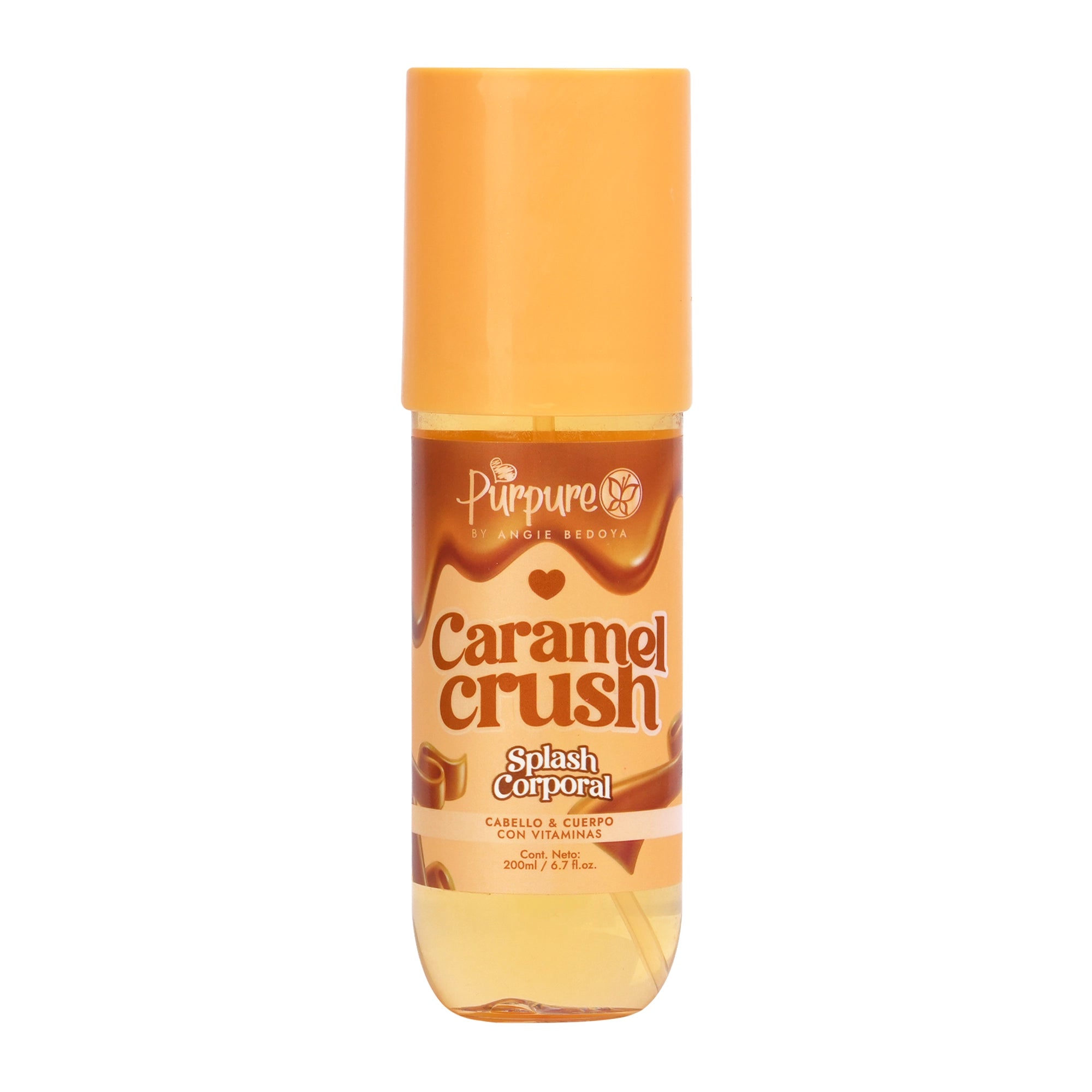 Splash Caramel Crush Importado 200ML Purpure – purpure makeup.co